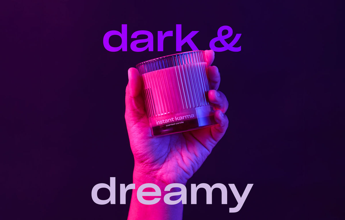 Instant Karma | Cardamom and Vetiver Candle | Snif