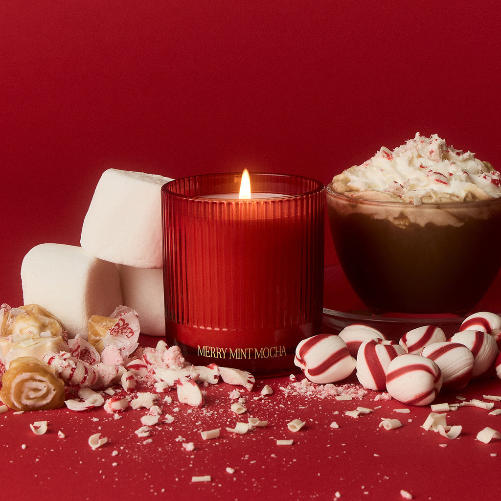 Merry Mint Mocha Candle | Peppermint Holiday Candle | Snif