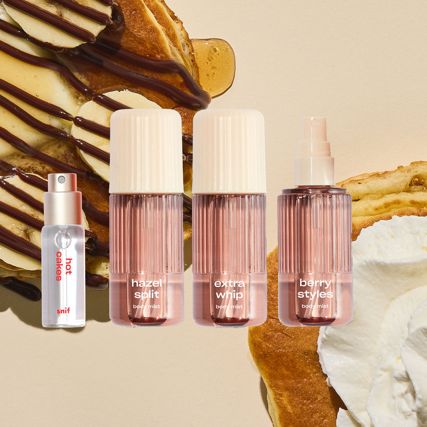 Snif | Hot Cakes + Toppings Layering Bundle | Pancake Perfume